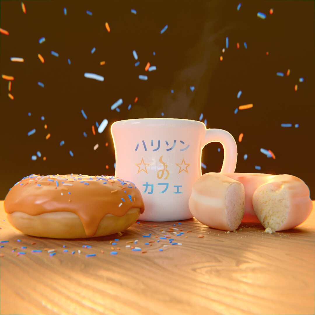 ArtStation - Coffee and Donuts