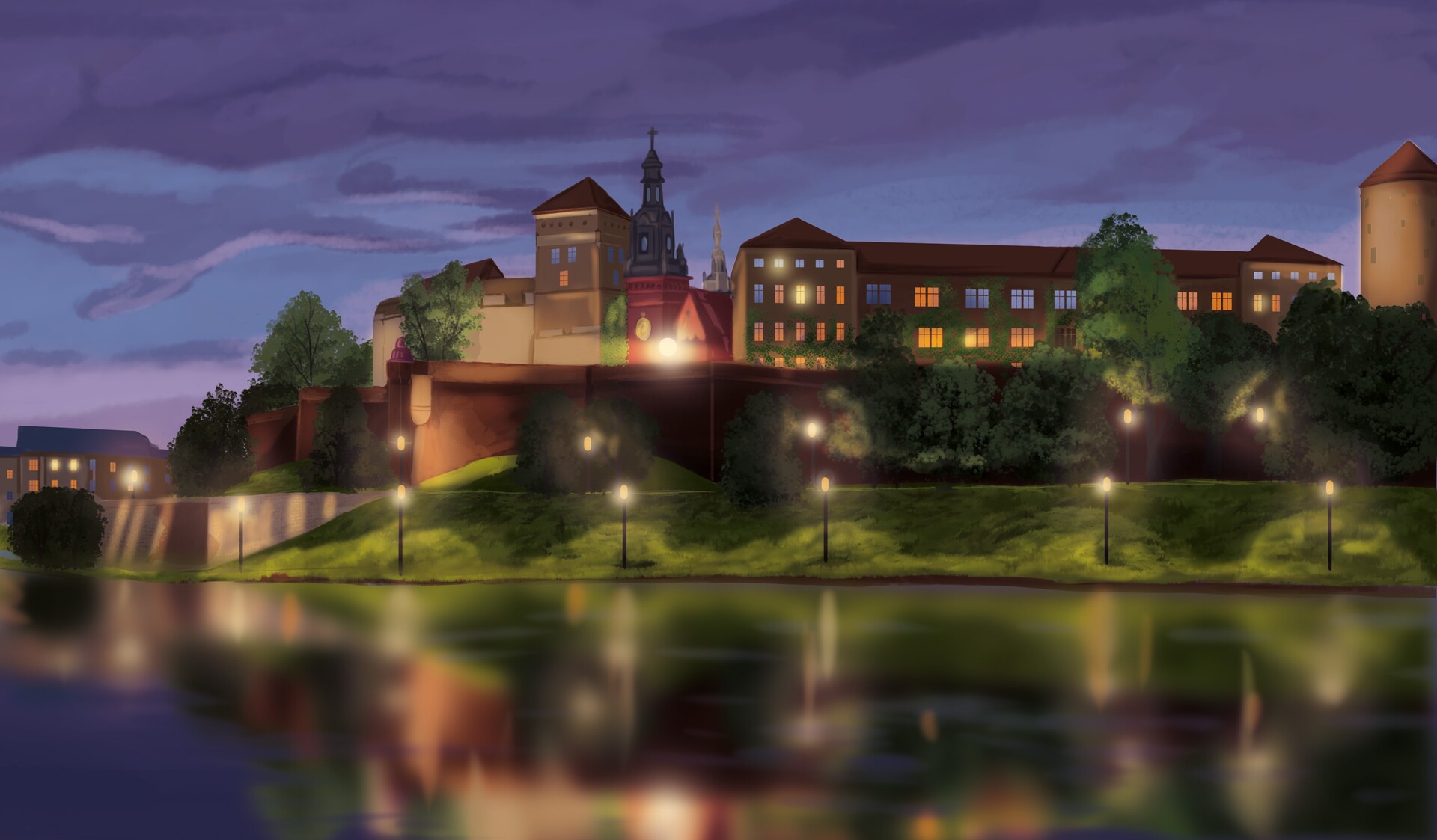 Edyta Gardo - Illustrations for childrensbook about polish river "Wisła".