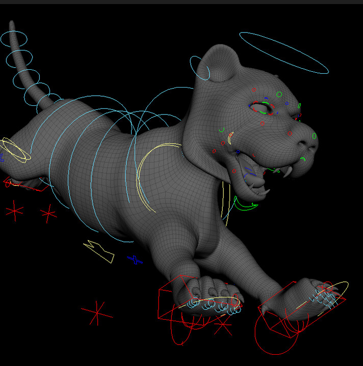 ArtStation - Tiger Rig