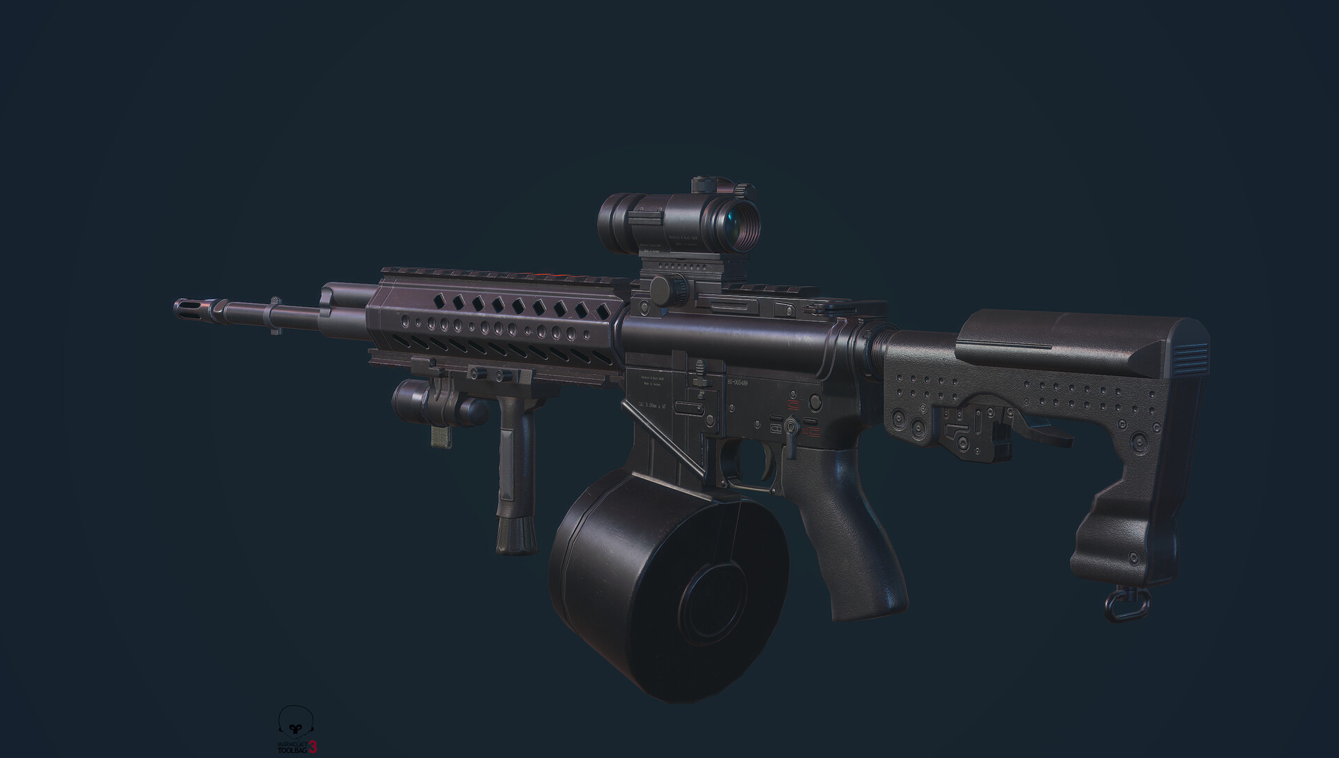 ArtStation - Light machine guns