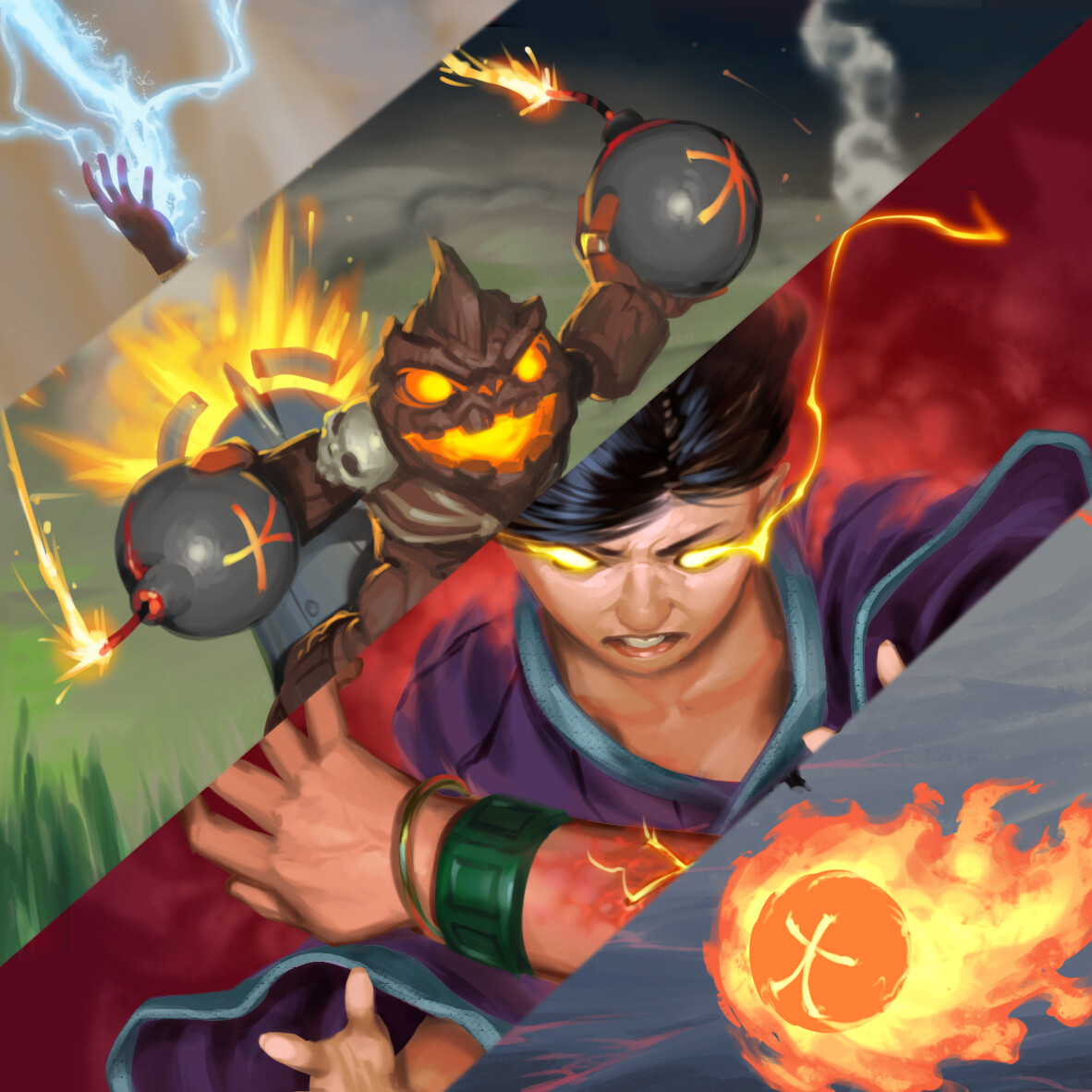 John Doe - 'skytear' card illustrations