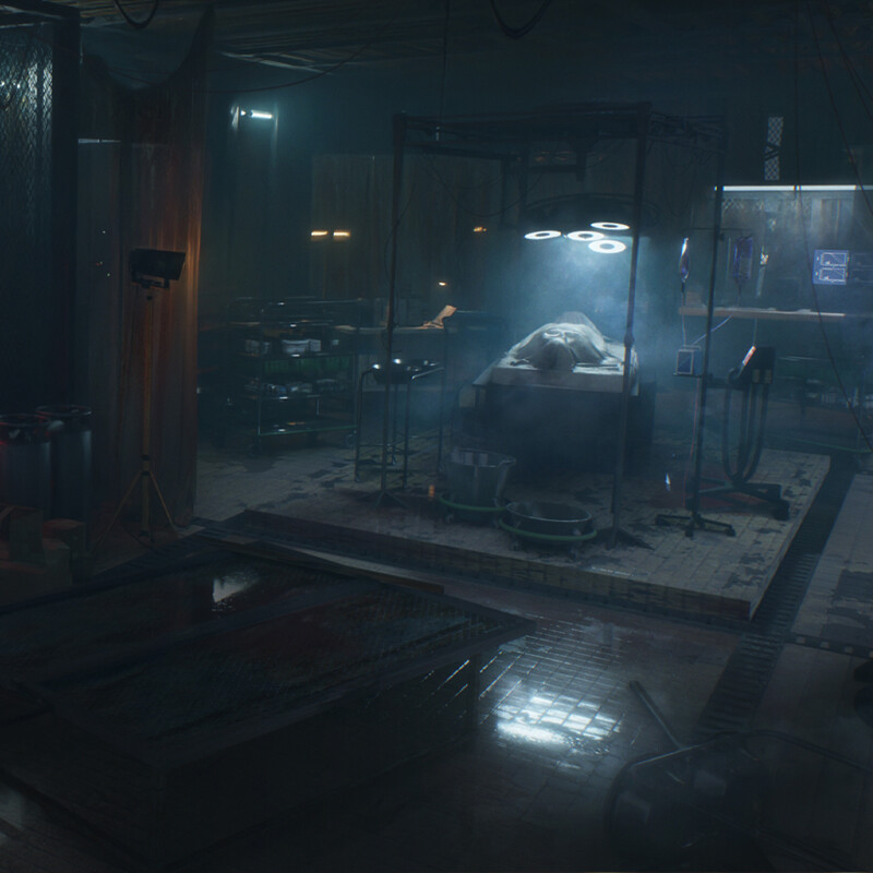 ArtStation - Concept art for illegal hospitals