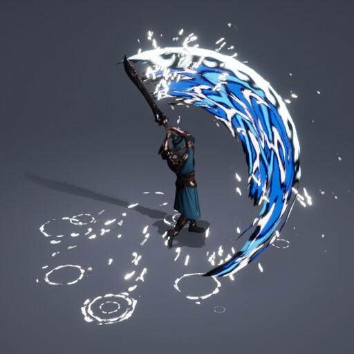 ArtStation - VFX Stylized Water Slash Combo