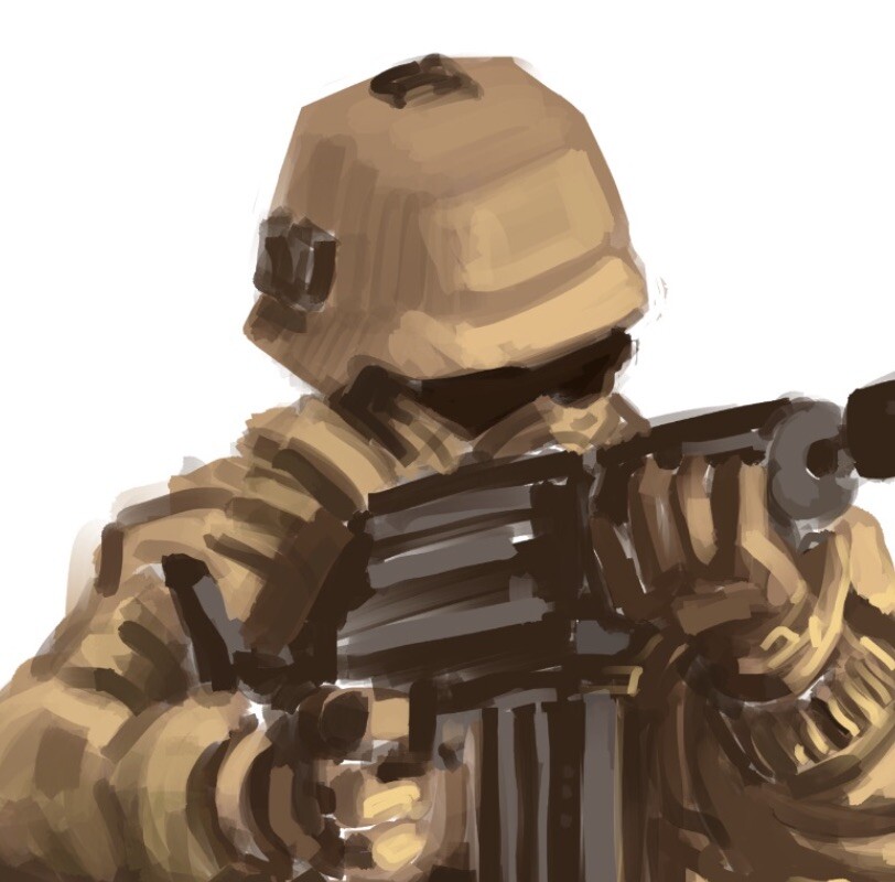 ArtStation - Soldier study
