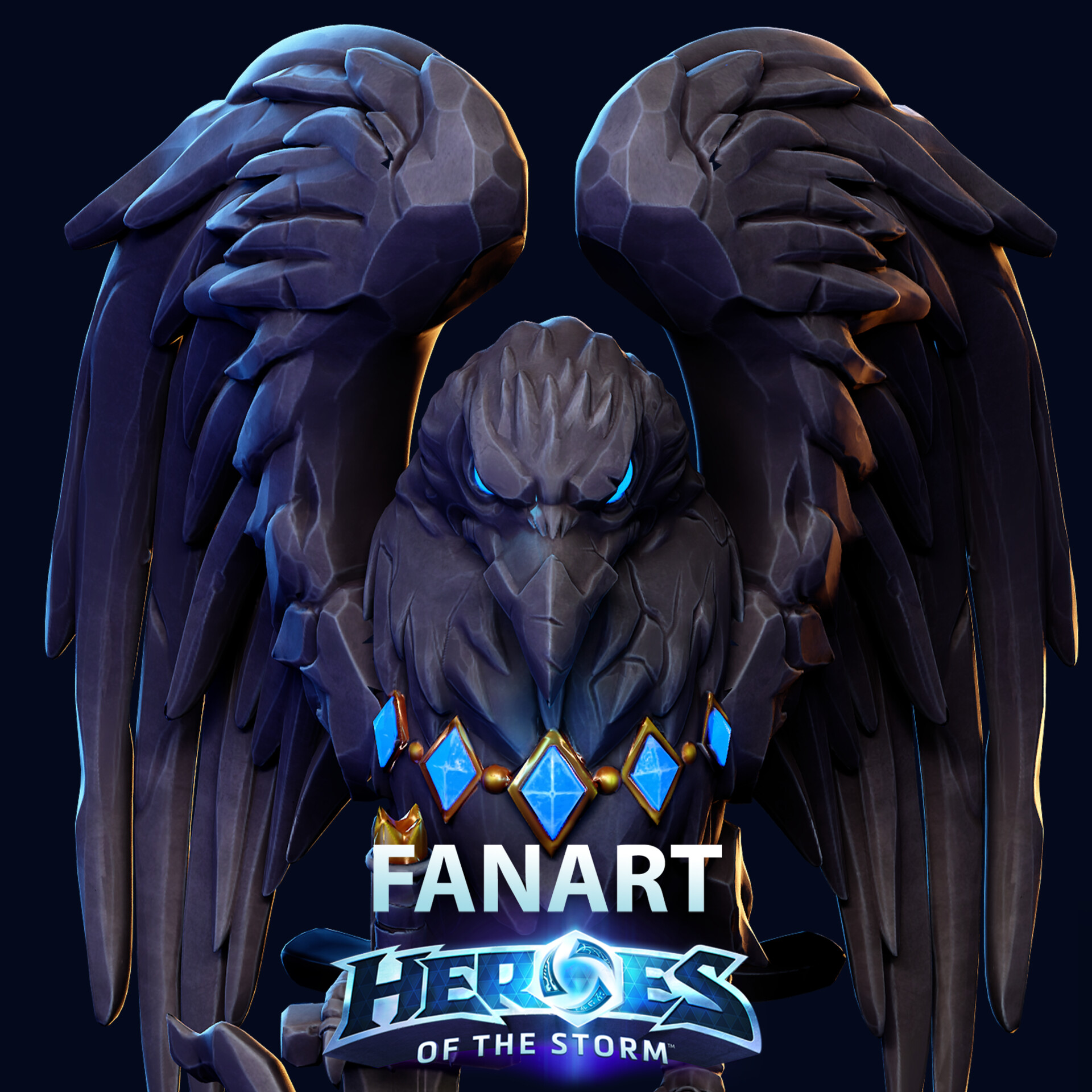 ArtStation - Raven Heroes of the Storm FanArt