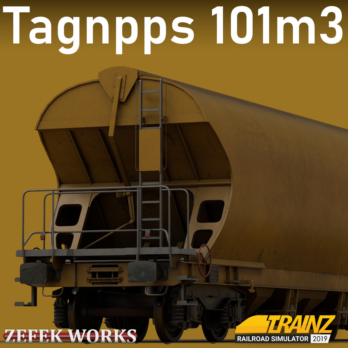 ArtStation - Tatravagonka Poprad Tagnpps 101m3 Grain Hopper Car