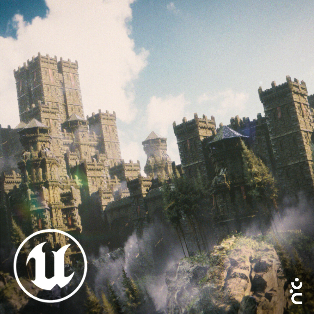 ArtStation - UE5 Castle on a cliff