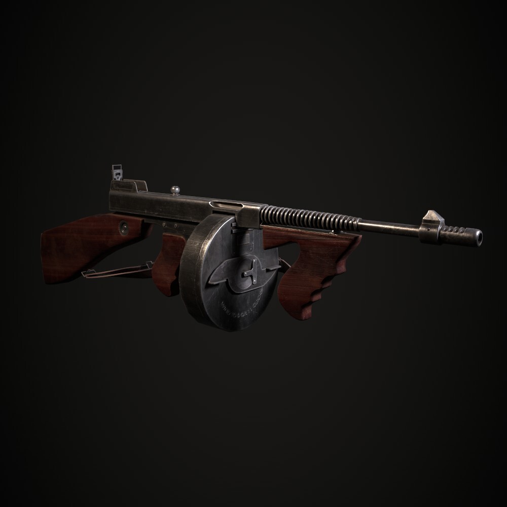 ArtStation - Tommy Gun 1921