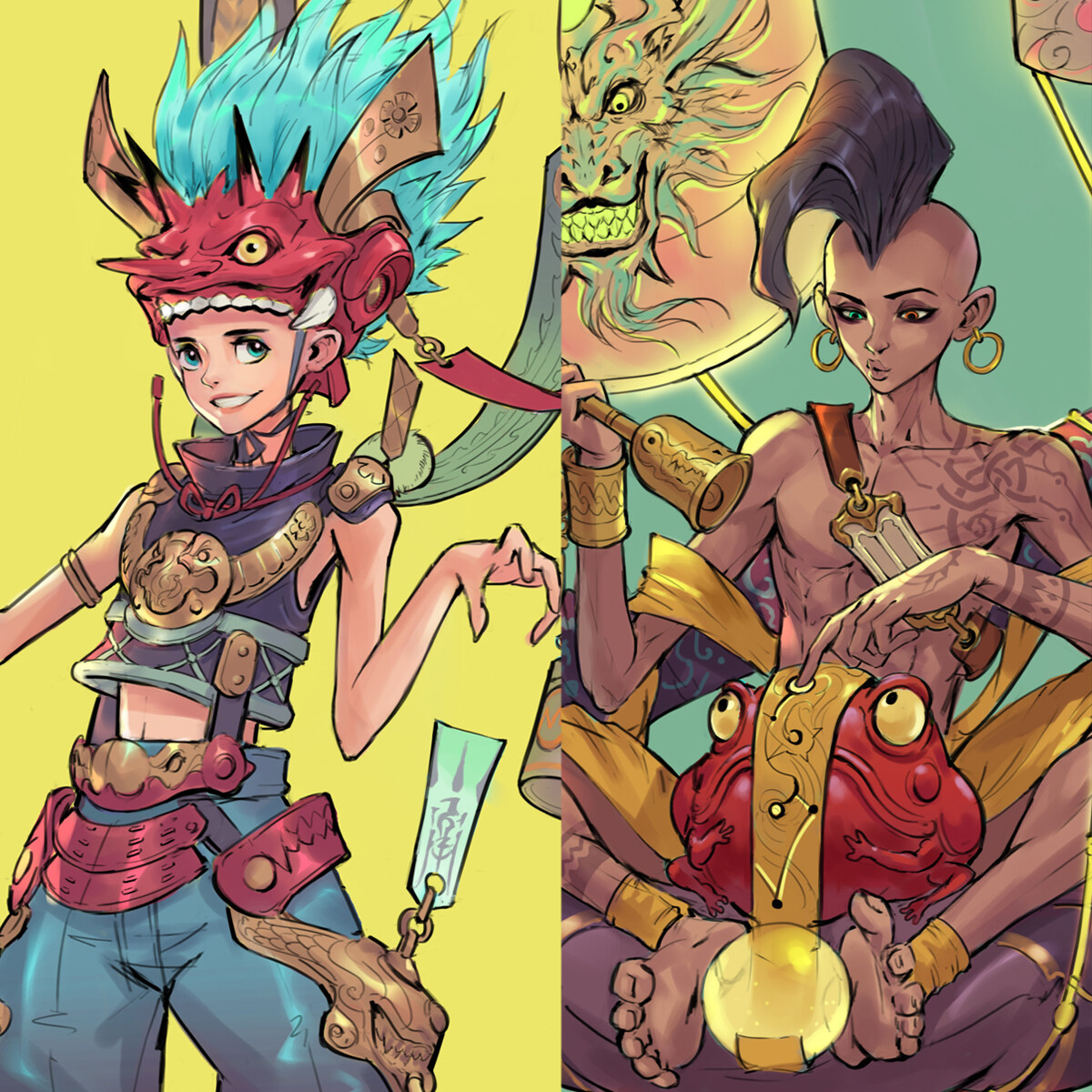 ArtStation - some idea/color