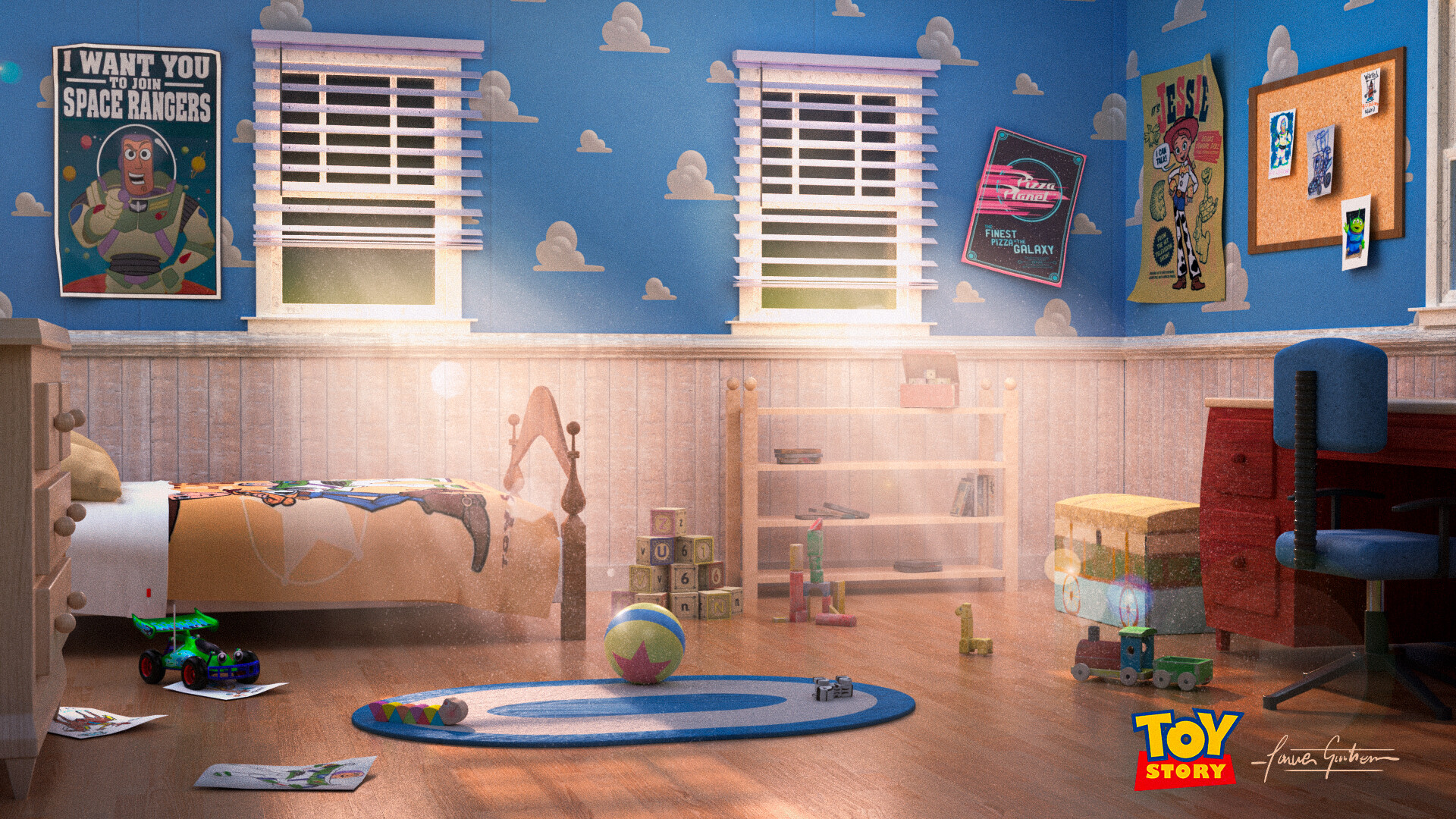 ArtStation - Andy's room