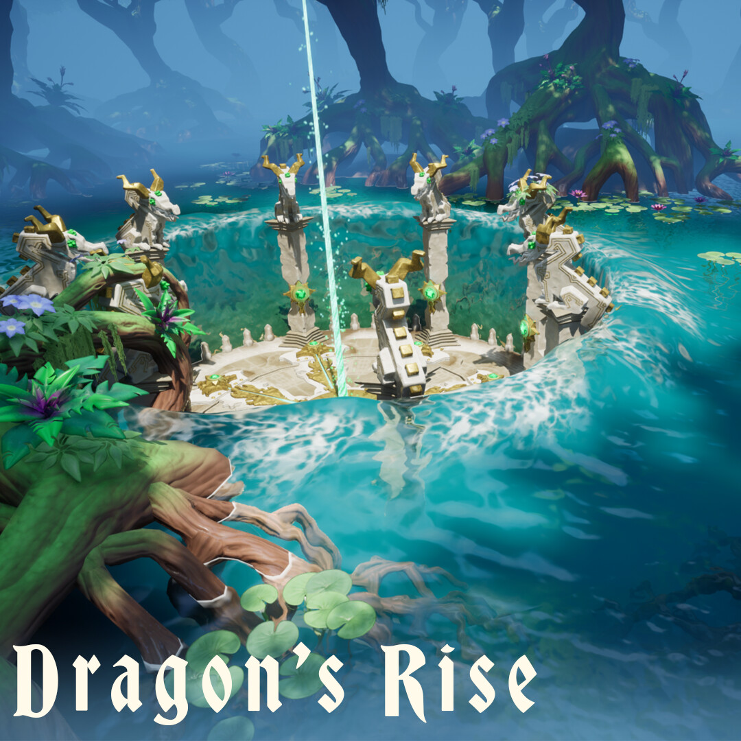 ArtStation - Swamp Entrance - Dragon's Rise: The Forgotten Realms