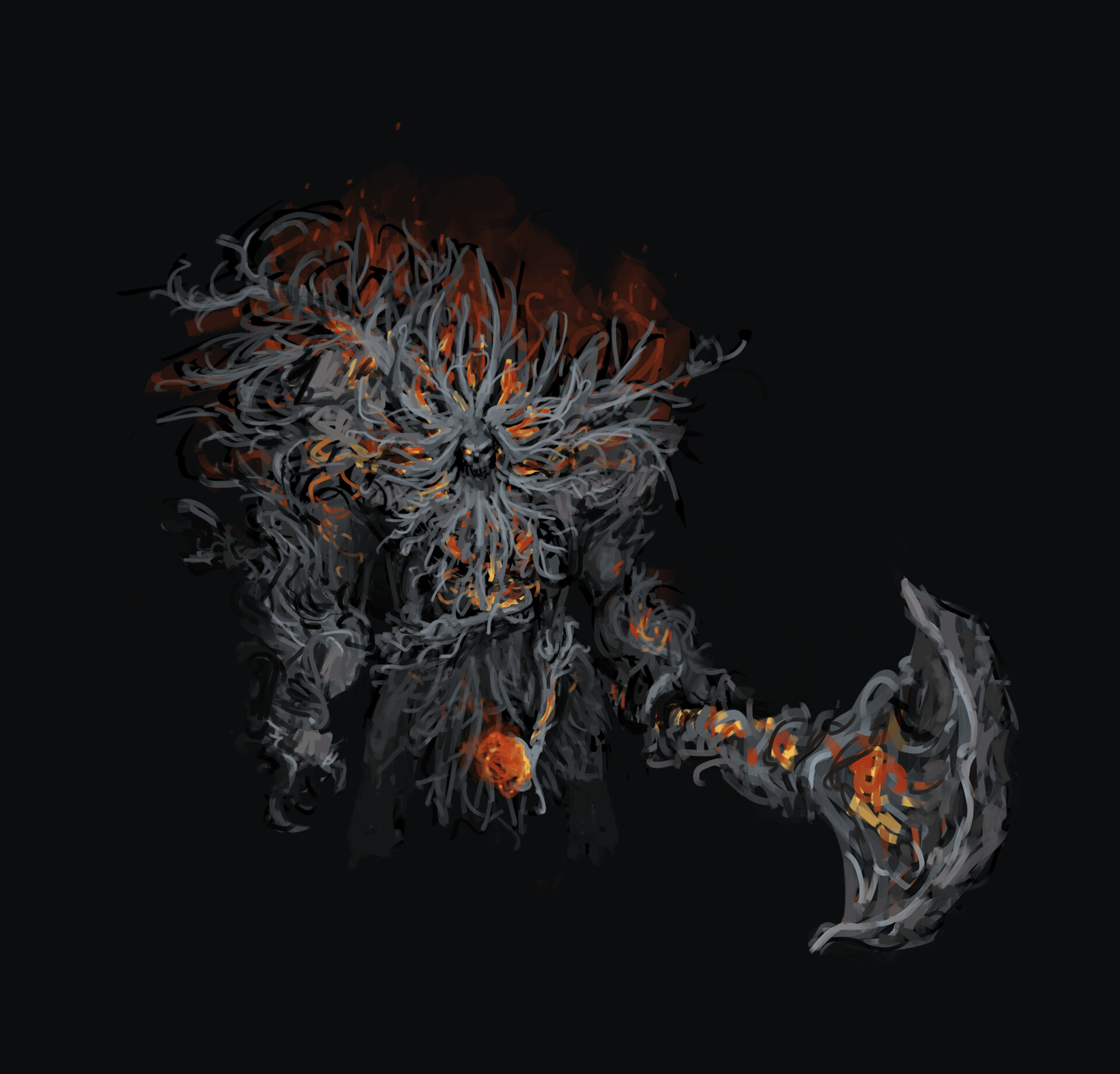 ArtStation - Old Demon King Fan Redesign