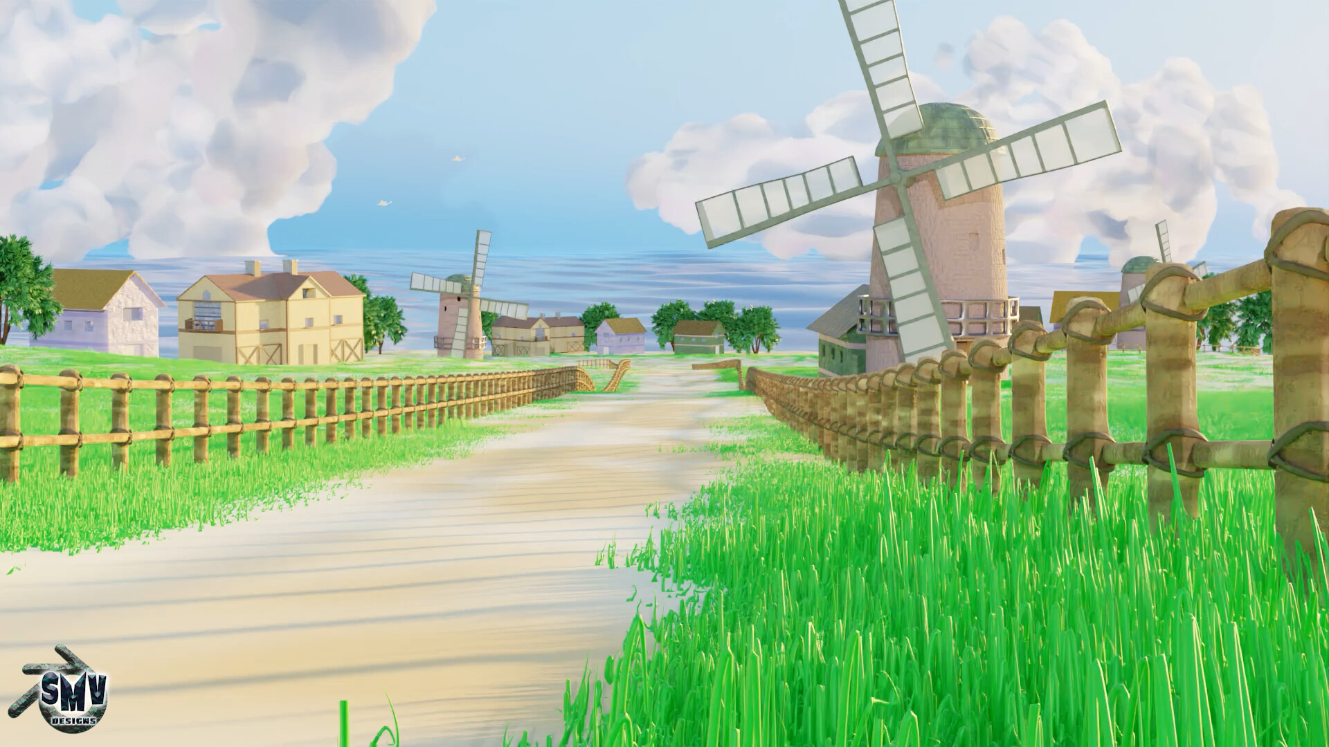 ArtStation - Vignette One Piece - Luffy´s Village