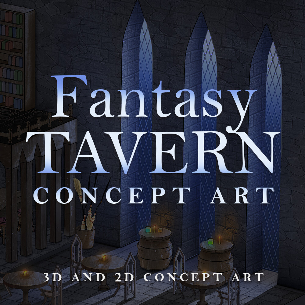 ArtStation - Fantasy Tavern