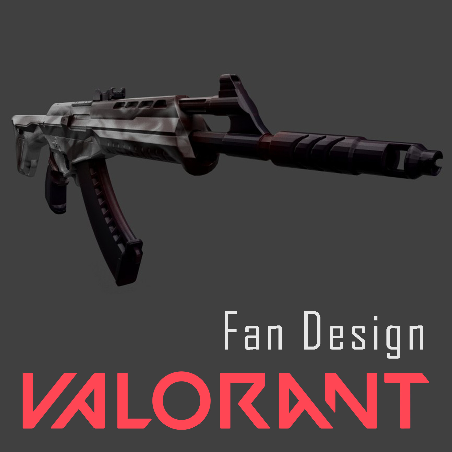 ArtStation - VALORANT Vandal Fan Skin - Wisp