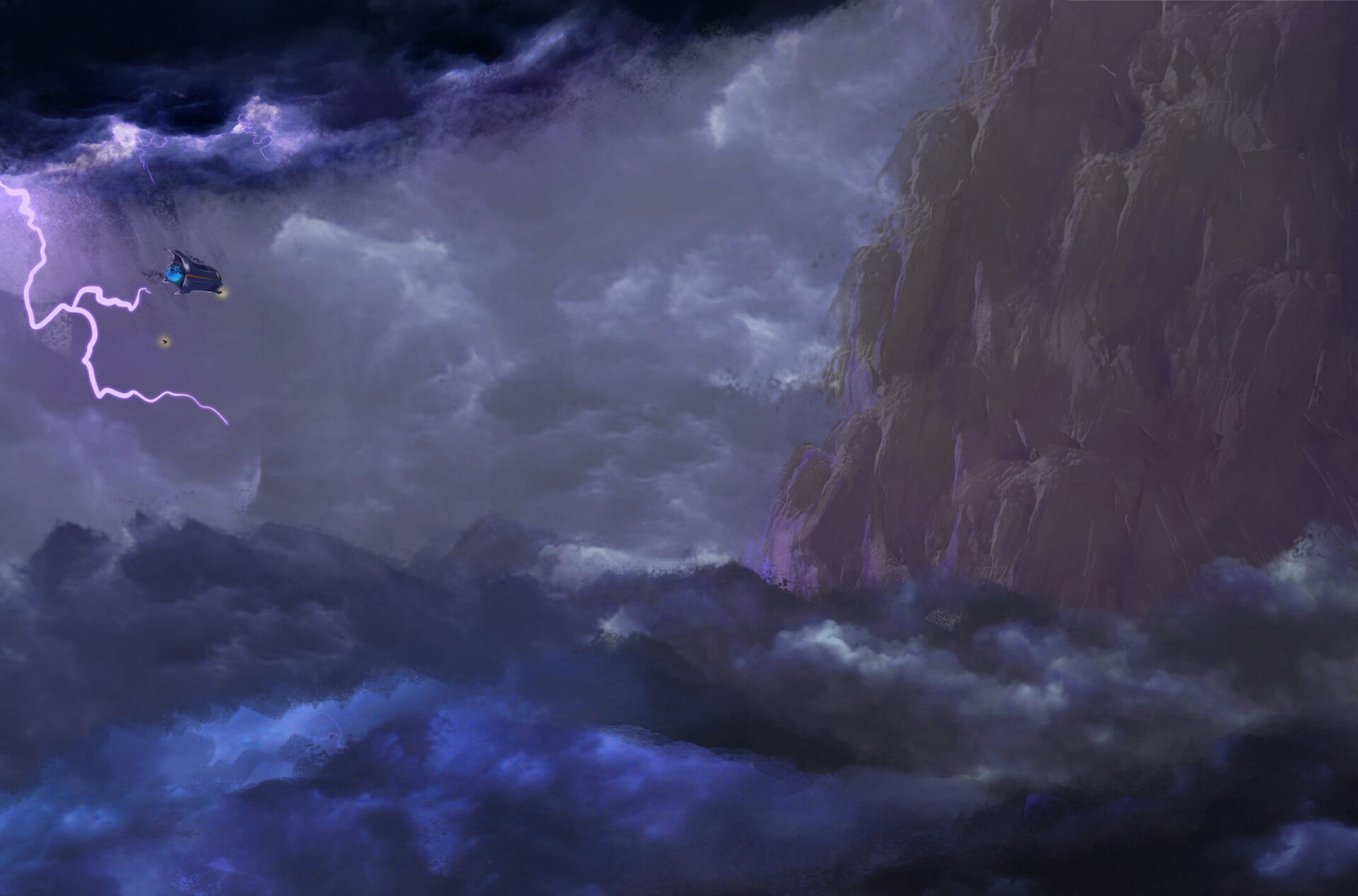 ArtStation - Storm Runner - First Landing