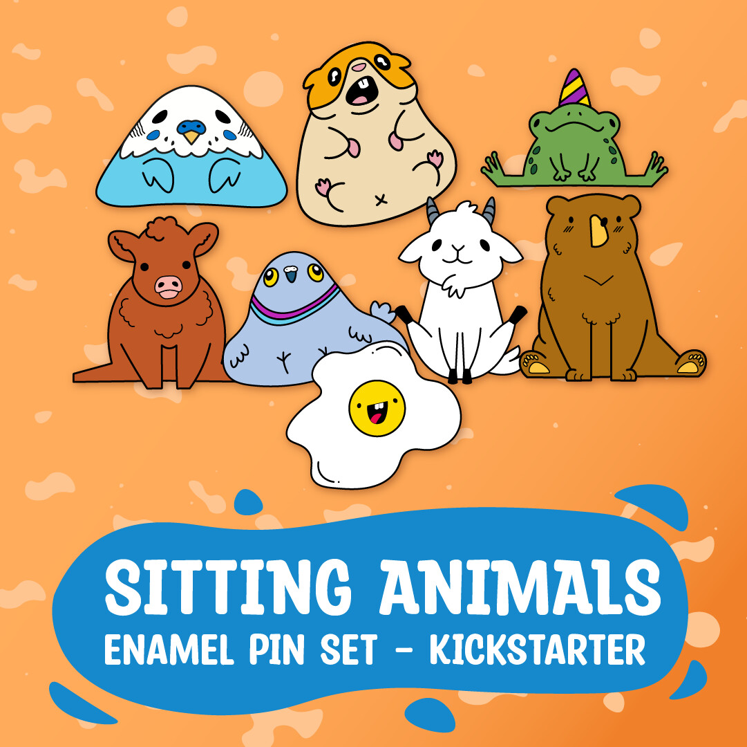 ArtStation - Sitting Animals + friends Kickstarter Project Breakdown