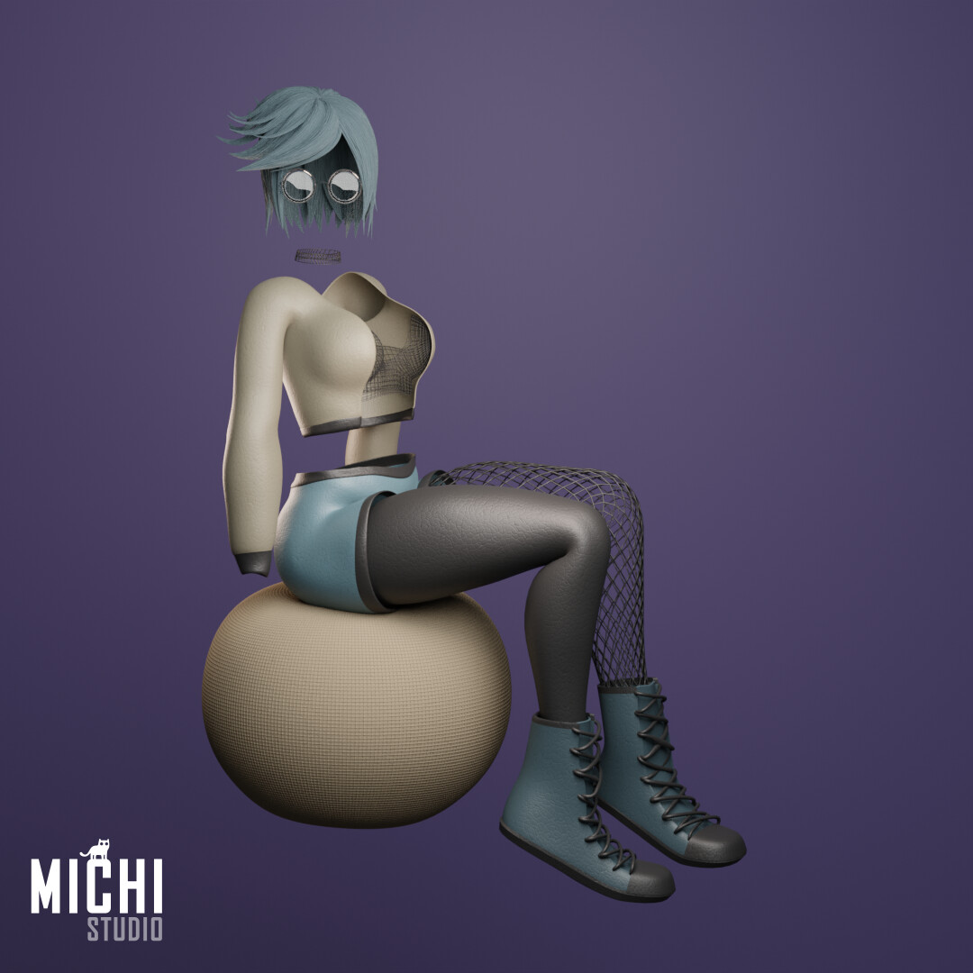 ArtStation - Blender - Invisible Girl