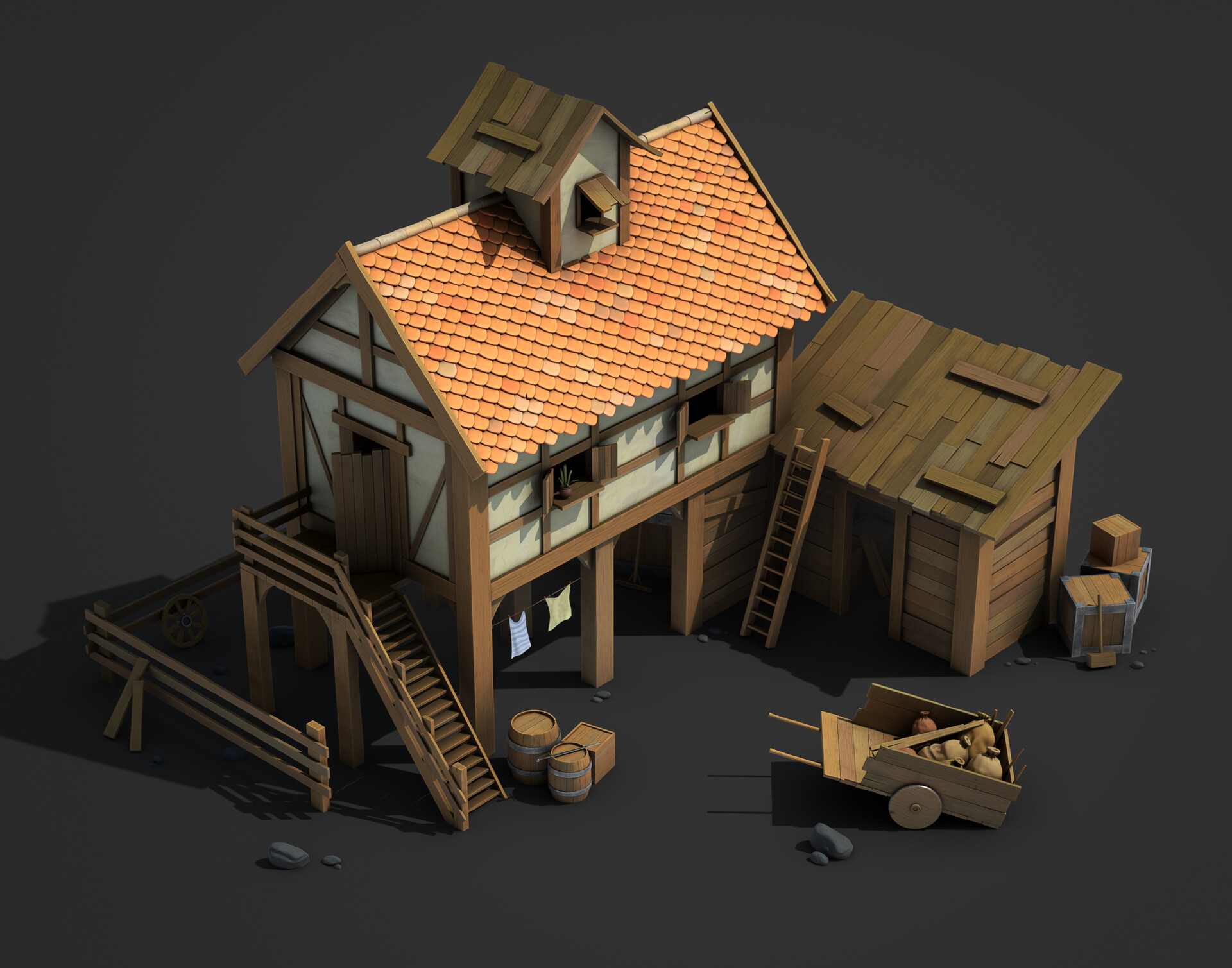 ArtStation - Medieval House
