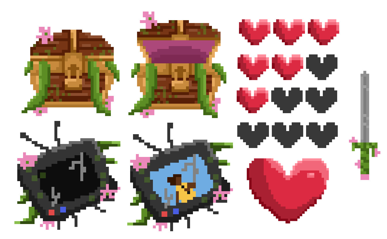 ArtStation - Assets for a Pixel Art Game