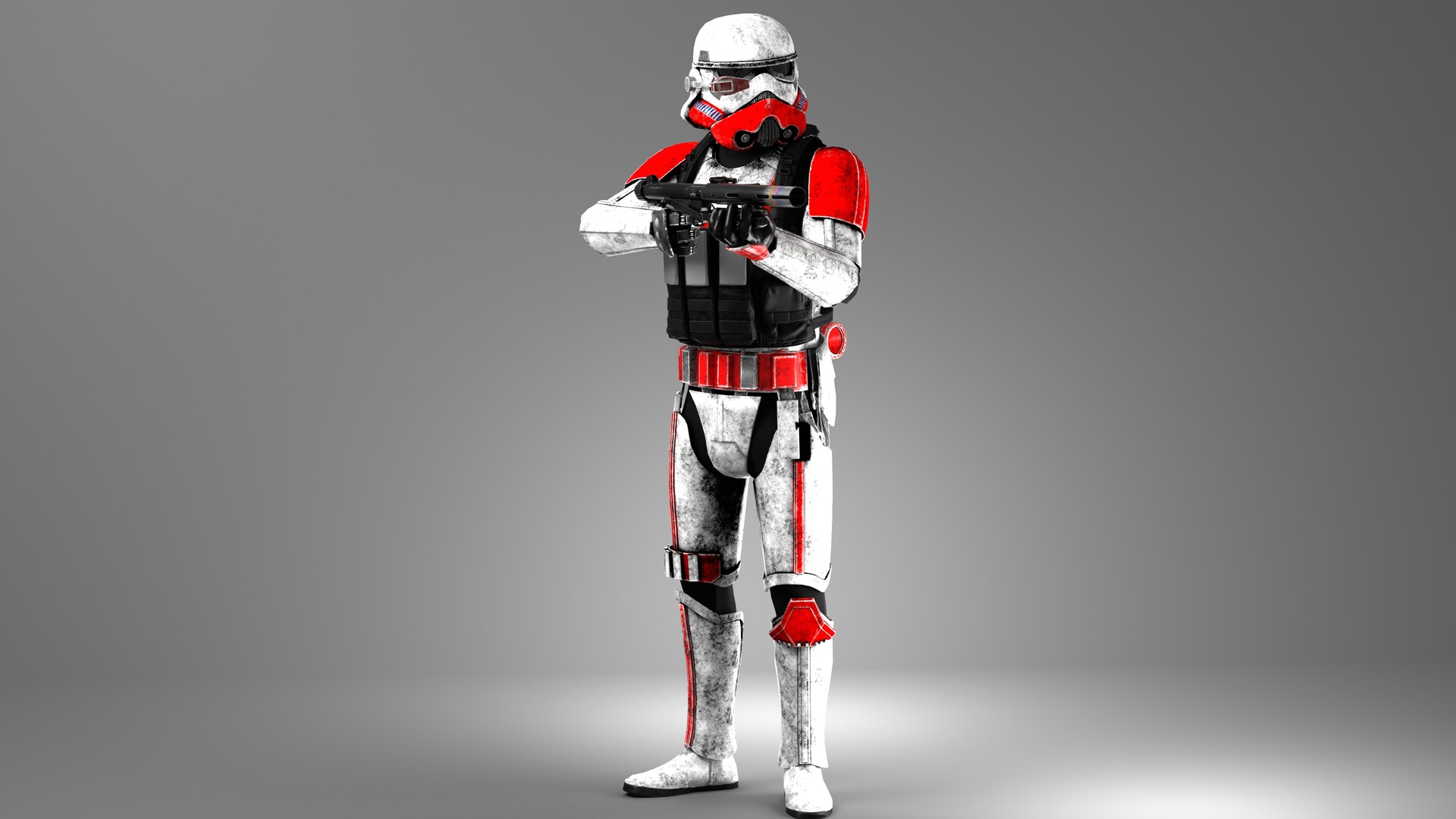 ArtStation - Fireteam Chimera Heavy Weapons Expert - Molly (Custom ...