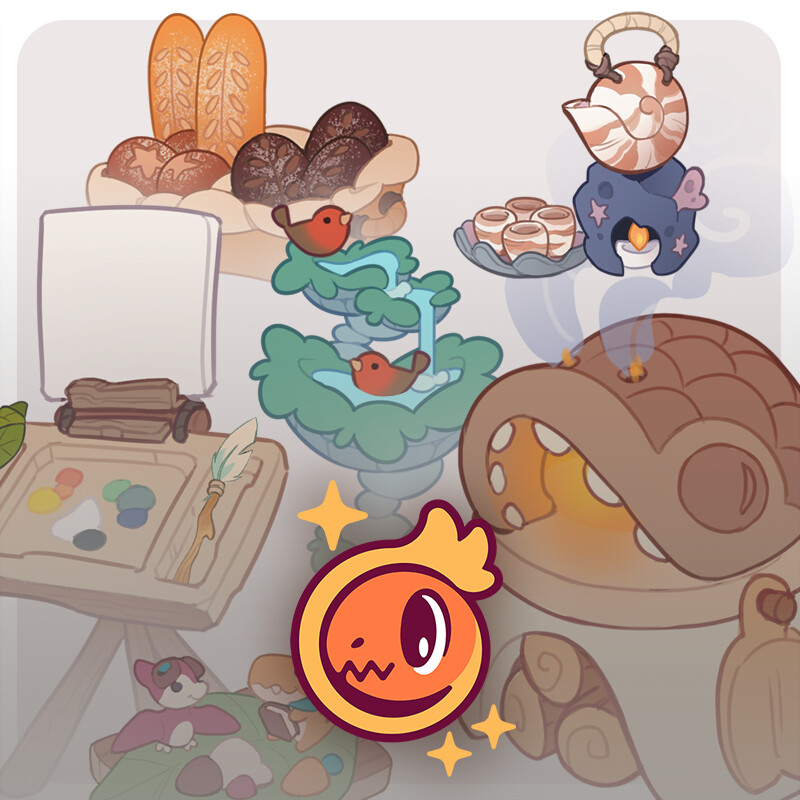 ArtStation - Amber Isle - Prop Concepts