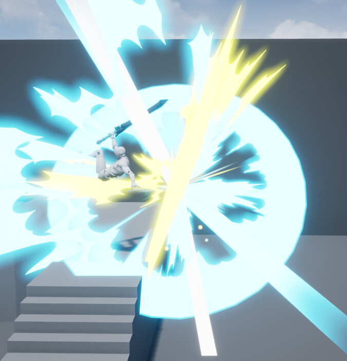 ArtStation - Omnislash Hit Effect VFX (SSBU Fan Art)