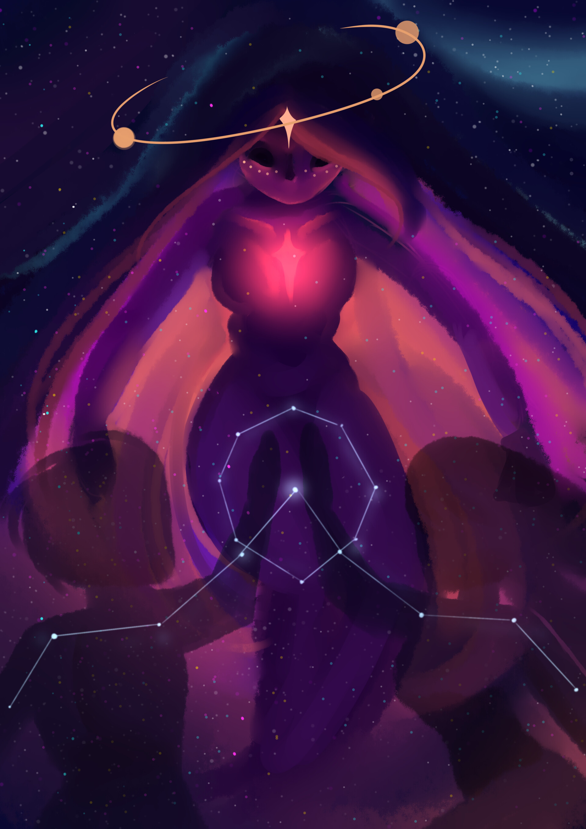 ArtStation - Proyect: The constellation of lovers