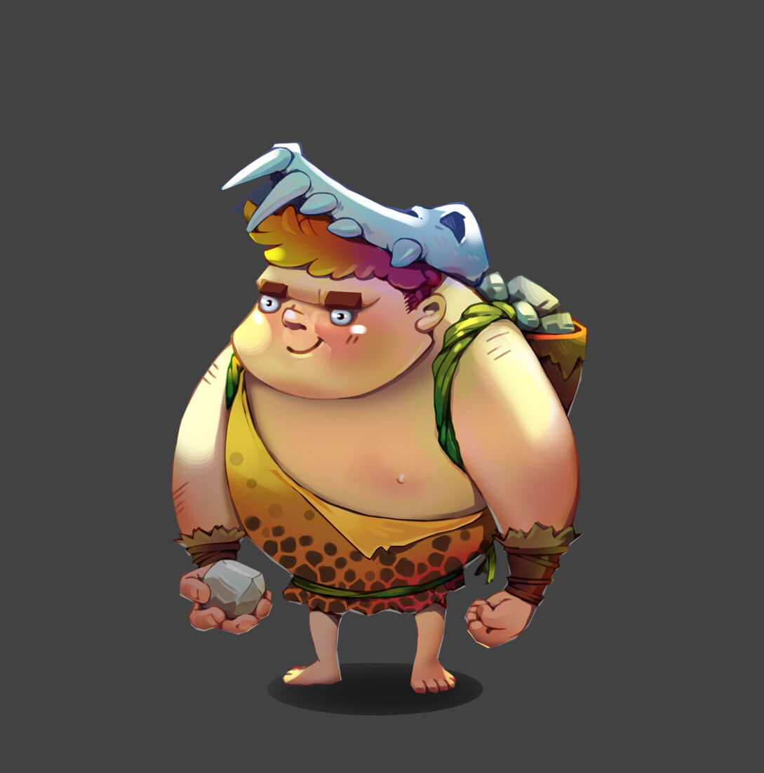 ArtStation - Cave boy