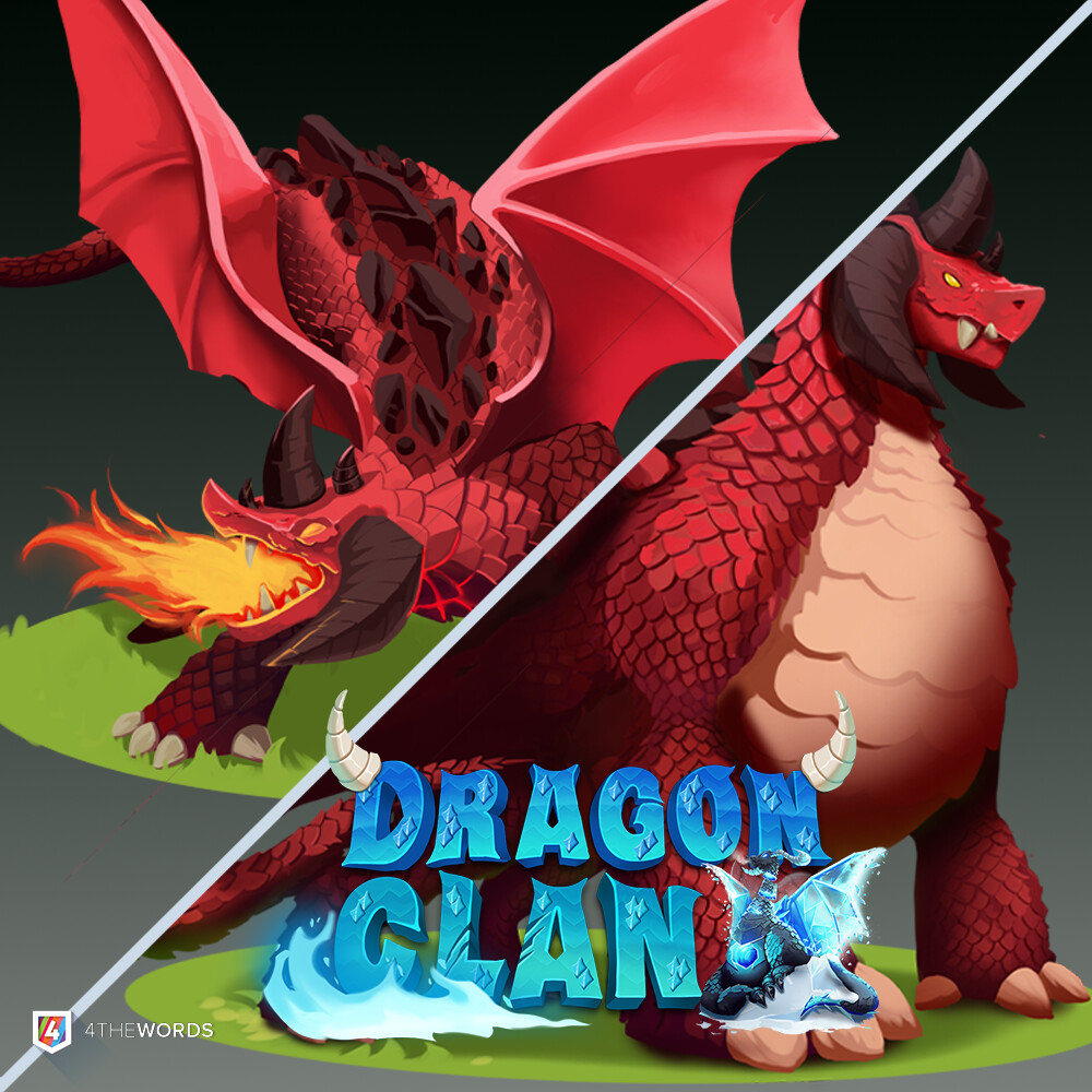 ArtStation - Dragon Leader - Stages