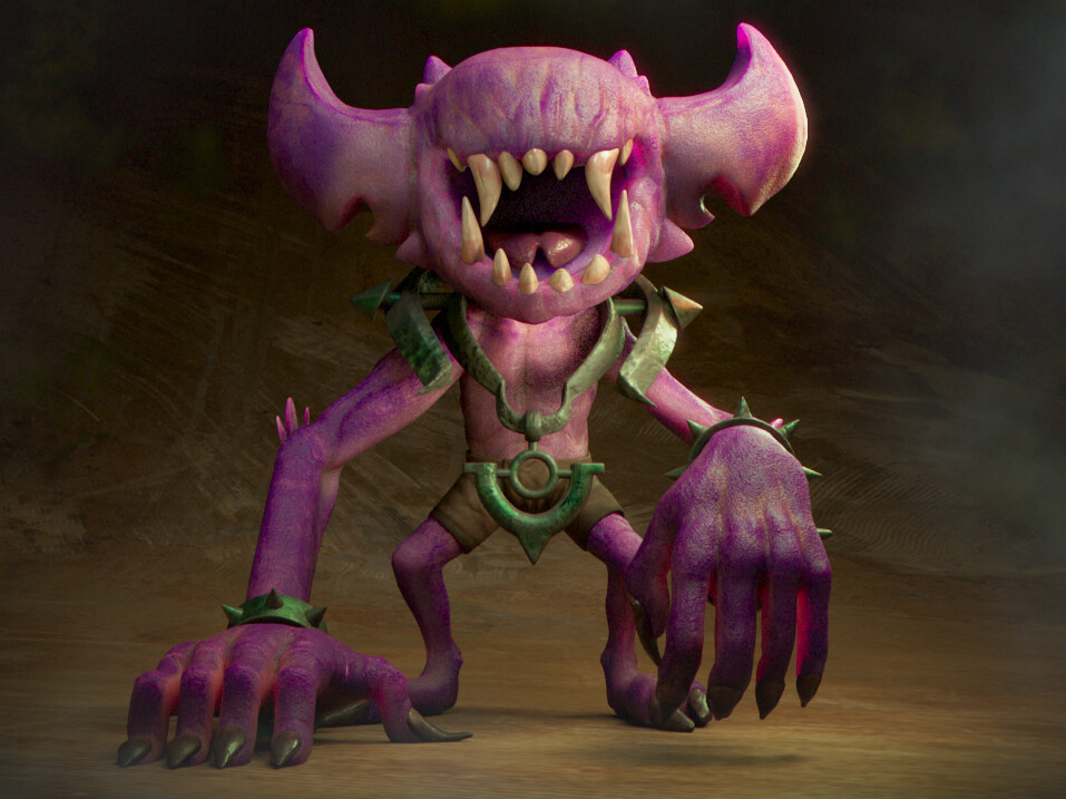 ArtStation - Purple Demon