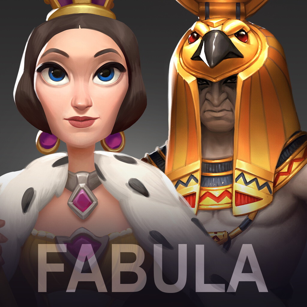 ArtStation - Fabula - Cartoon style exploration