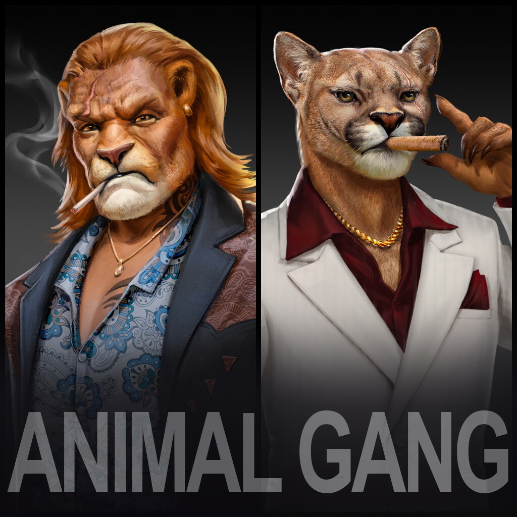 ArtStation - Animal Gang - Mafia