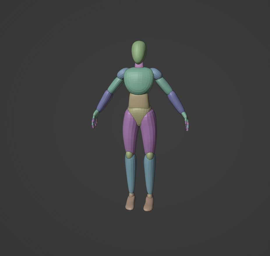 ArtStation - Human Base Mesh