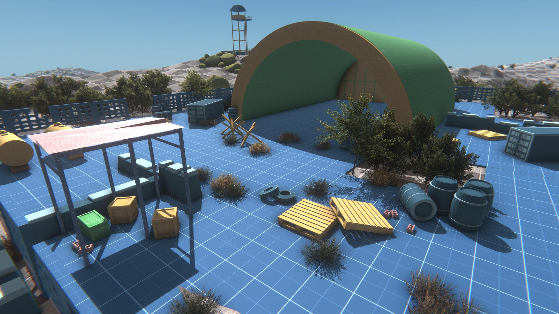 ArtStation - Desert Military Base