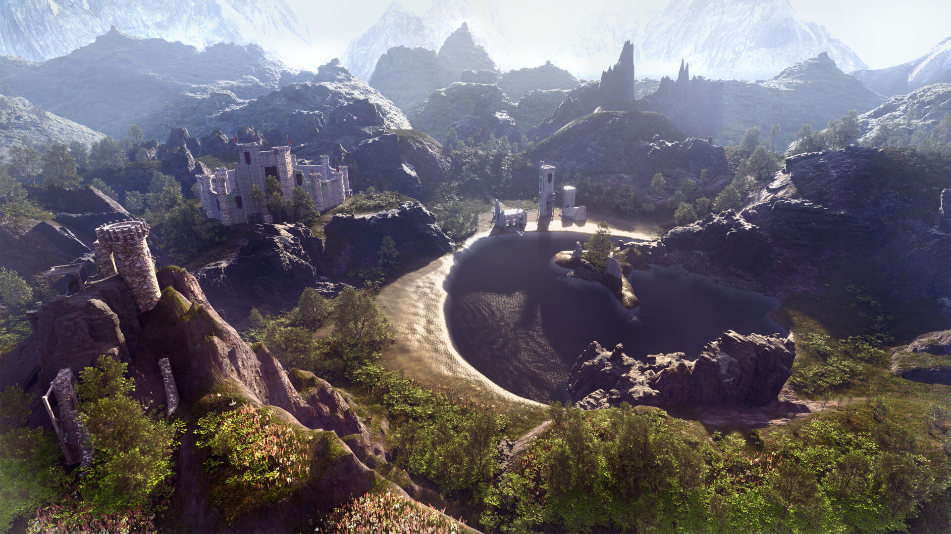 ArtStation - Castle Valley