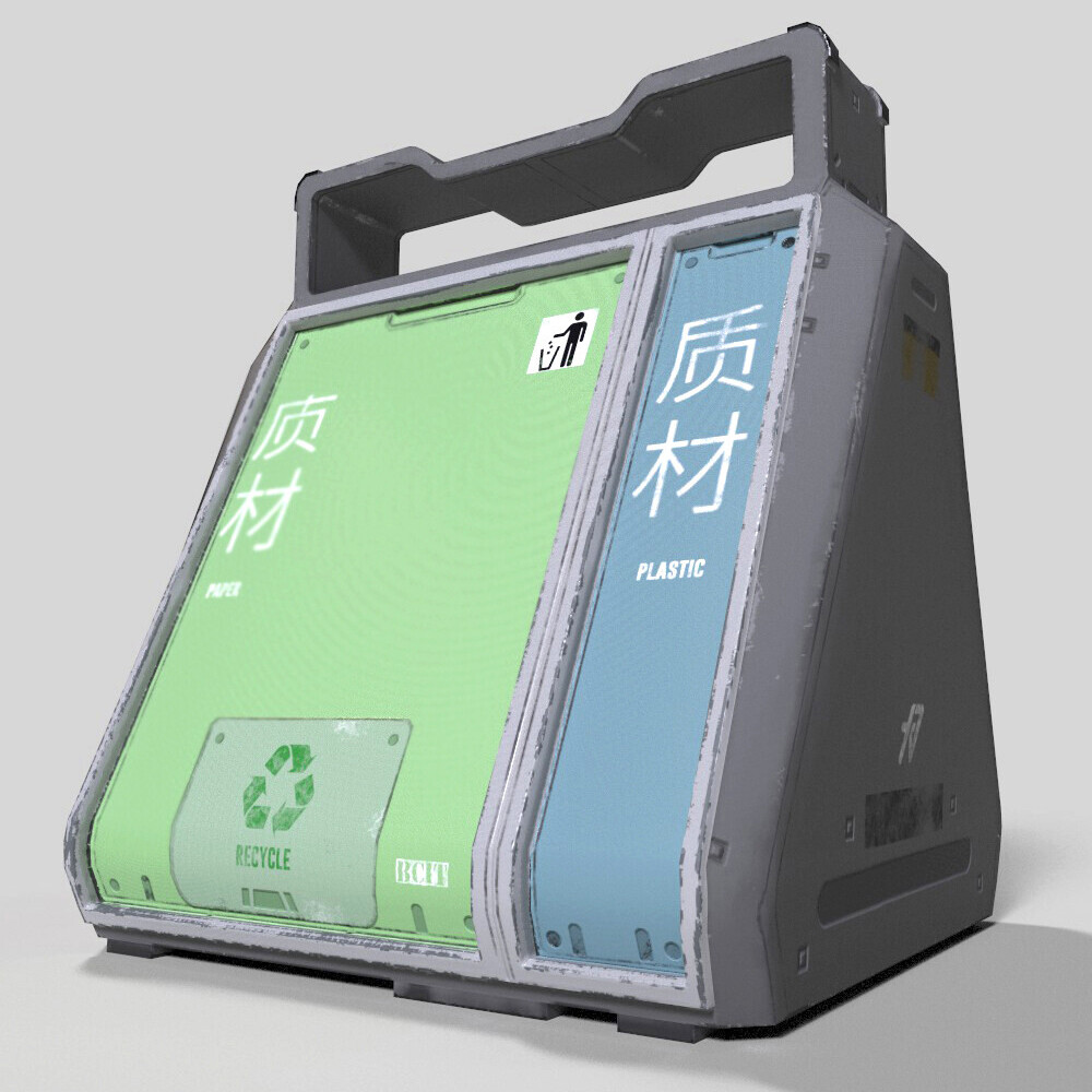 ArtStation - Stylized Sci-fi Bin
