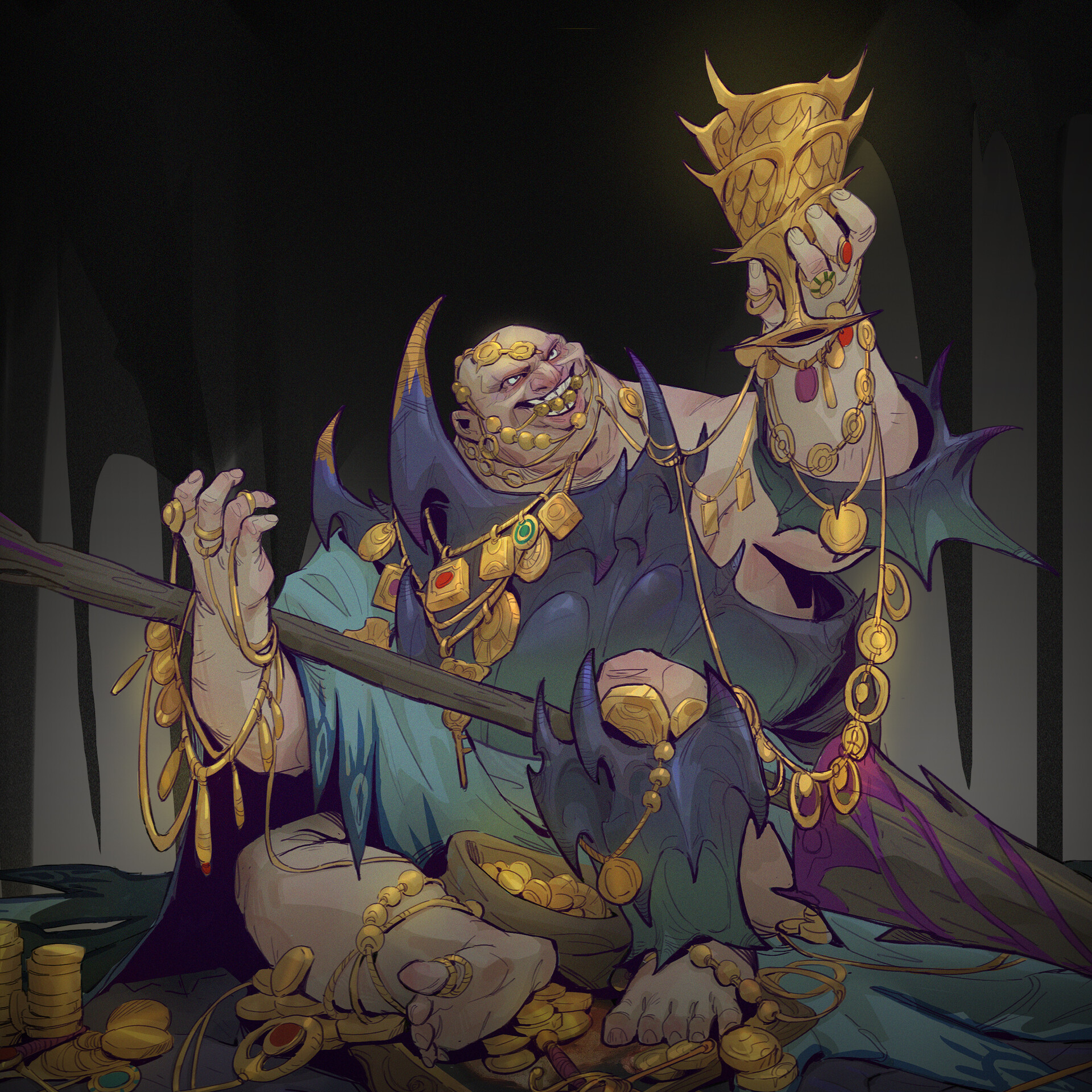 ArtStation - practice35 Greed