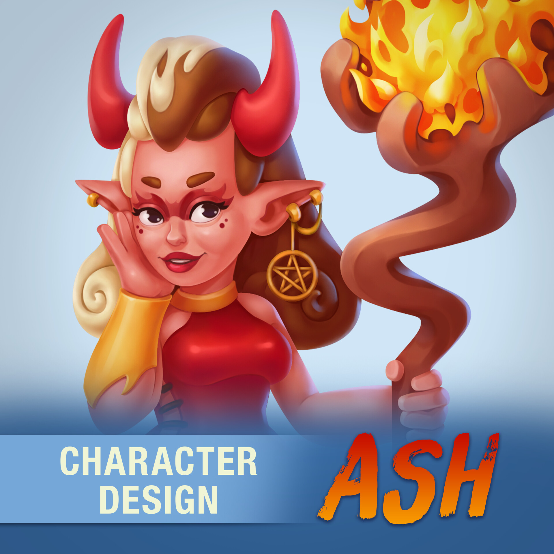 ArtStation - Demoness Ash