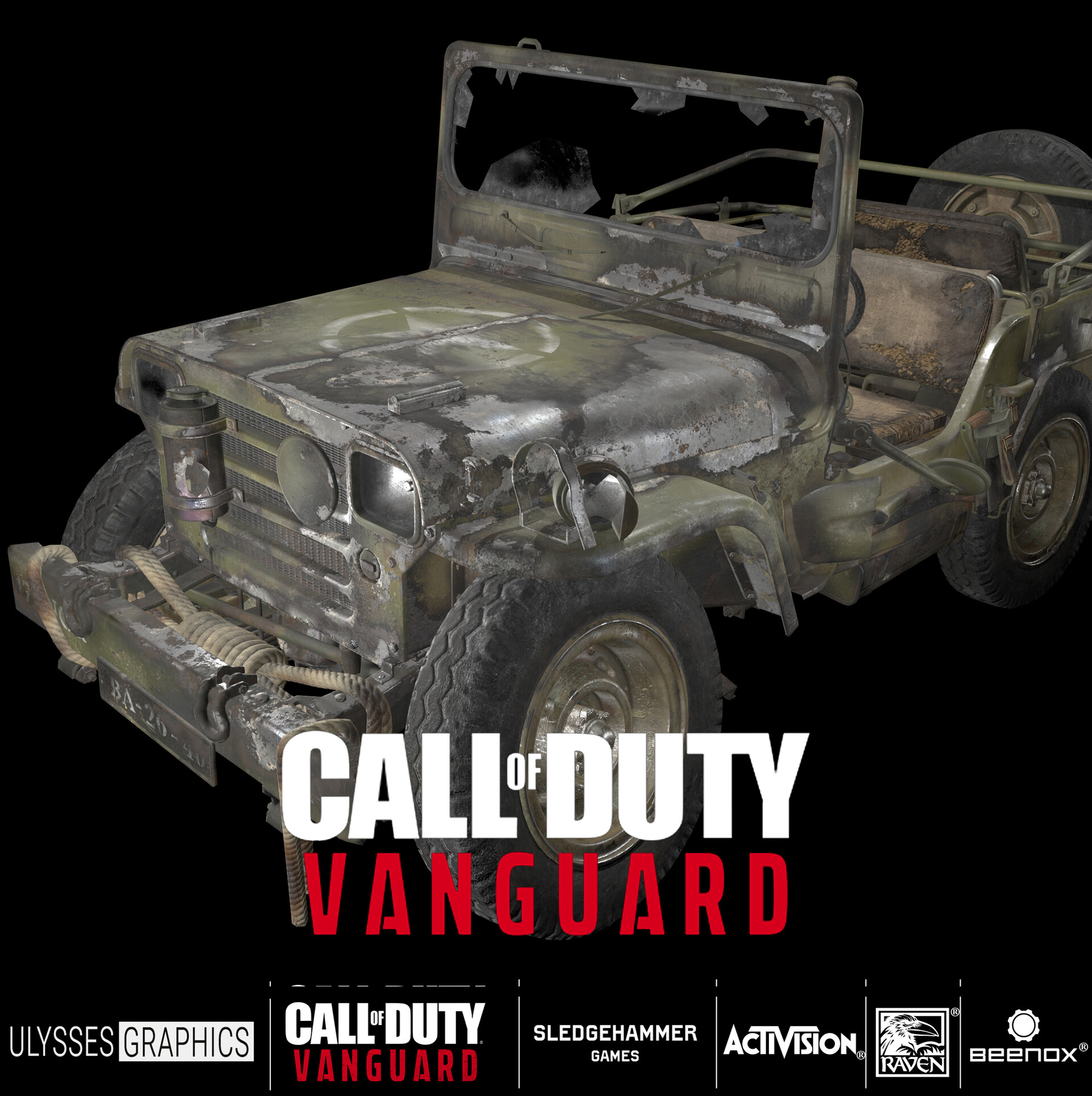 ArtStation - Call of Duty: Vanguard | Destroyed military SUV