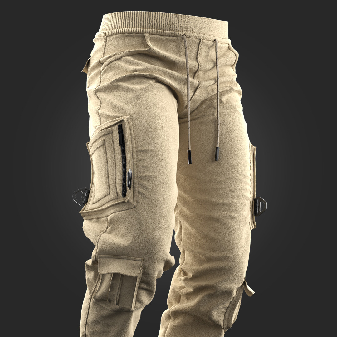 ArtStation - 5 Men's Pants - Marvelous / CLO