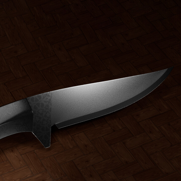 ArtStation - Knife 3d model