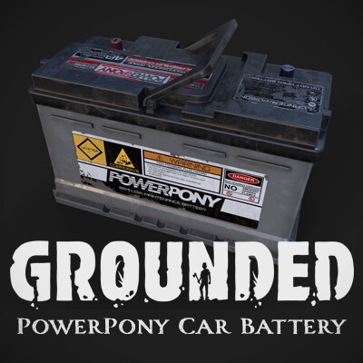 ArtStation - Grounded - PowerPony Car Battery + Clamps