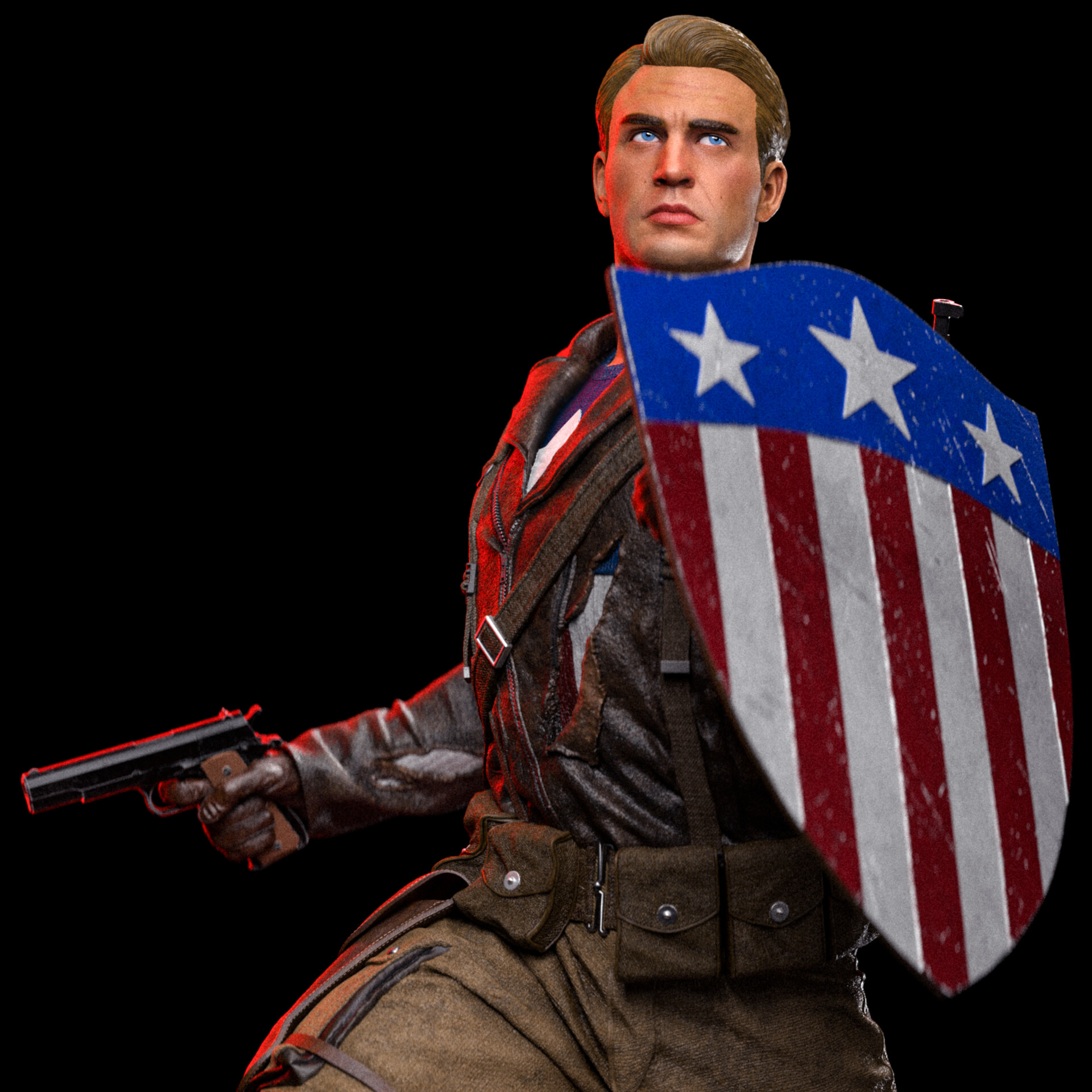 ArtStation - Captain America WW2 (Fanart)
