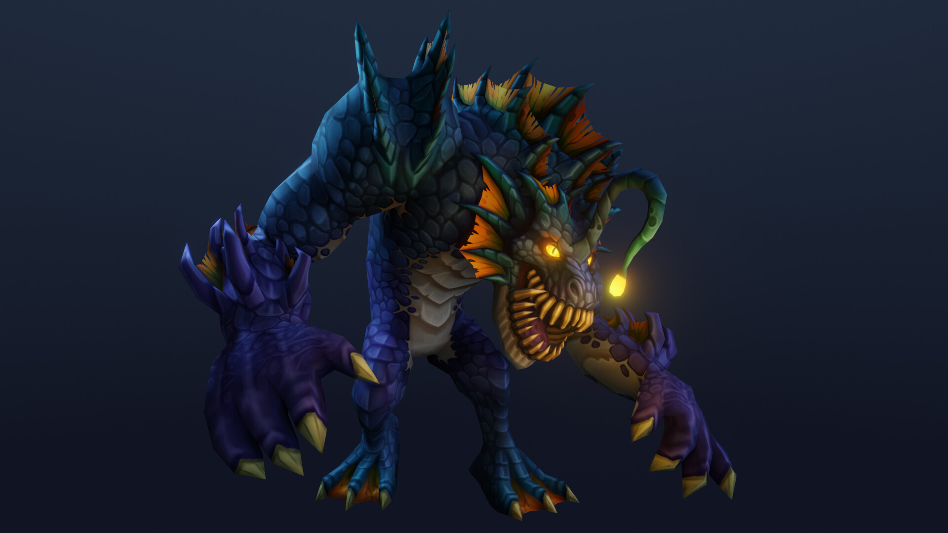 ArtStation - Stylized creature concept & textures - Water Stalker