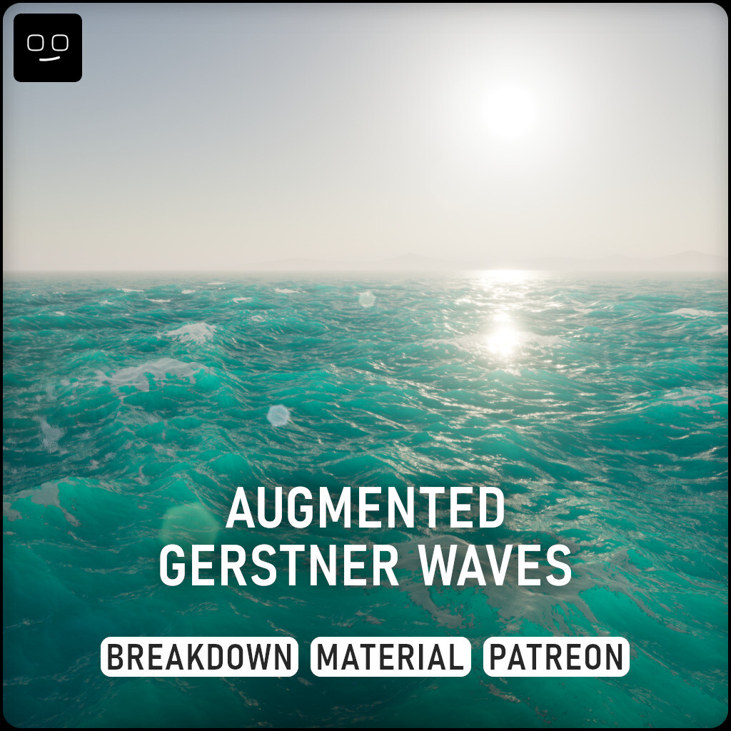 Ghislain GIRARDOT - Unreal Engine Experiments - Augmented Gerstner Waves