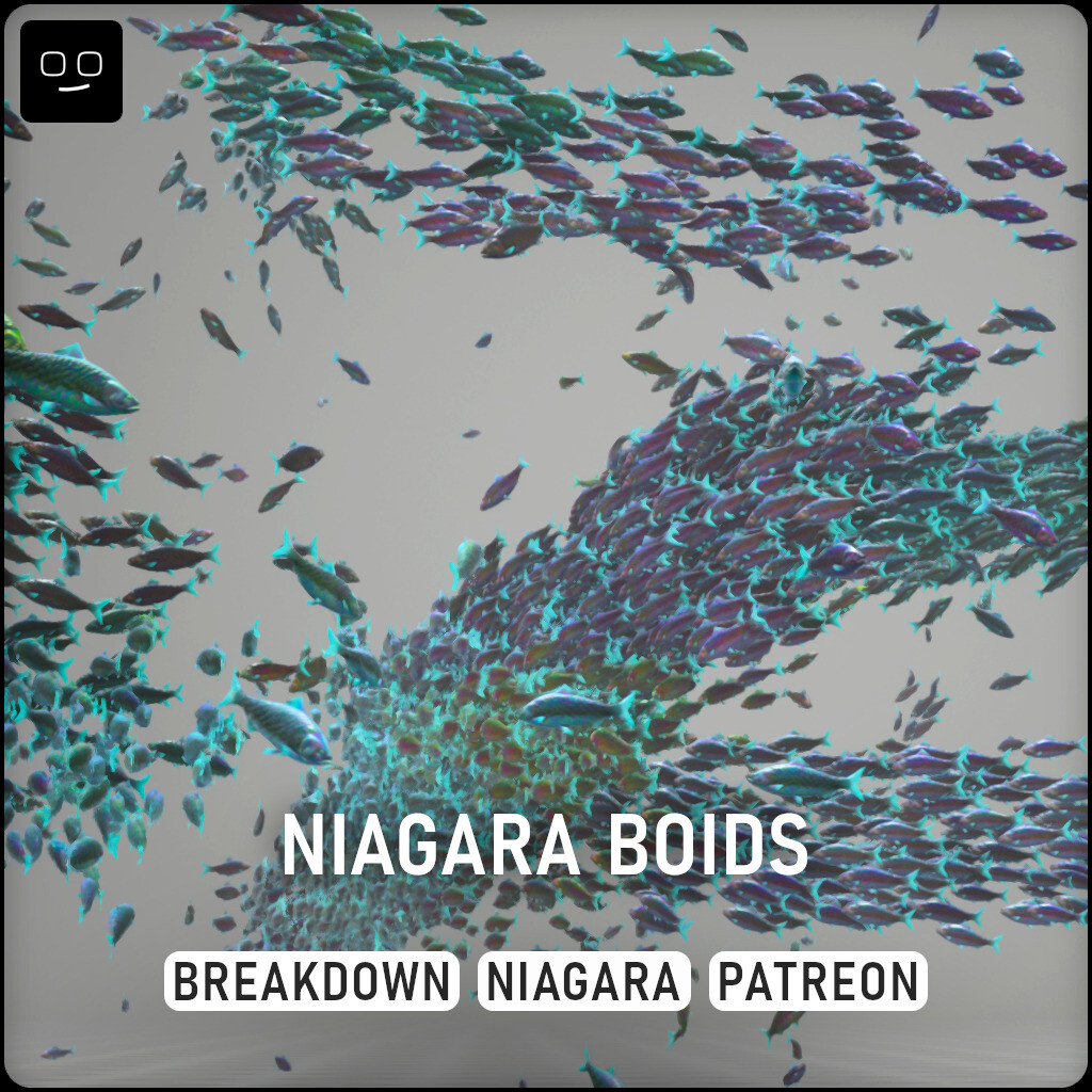 ArtStation - Unreal Engine Niagara Particle System - Boids
