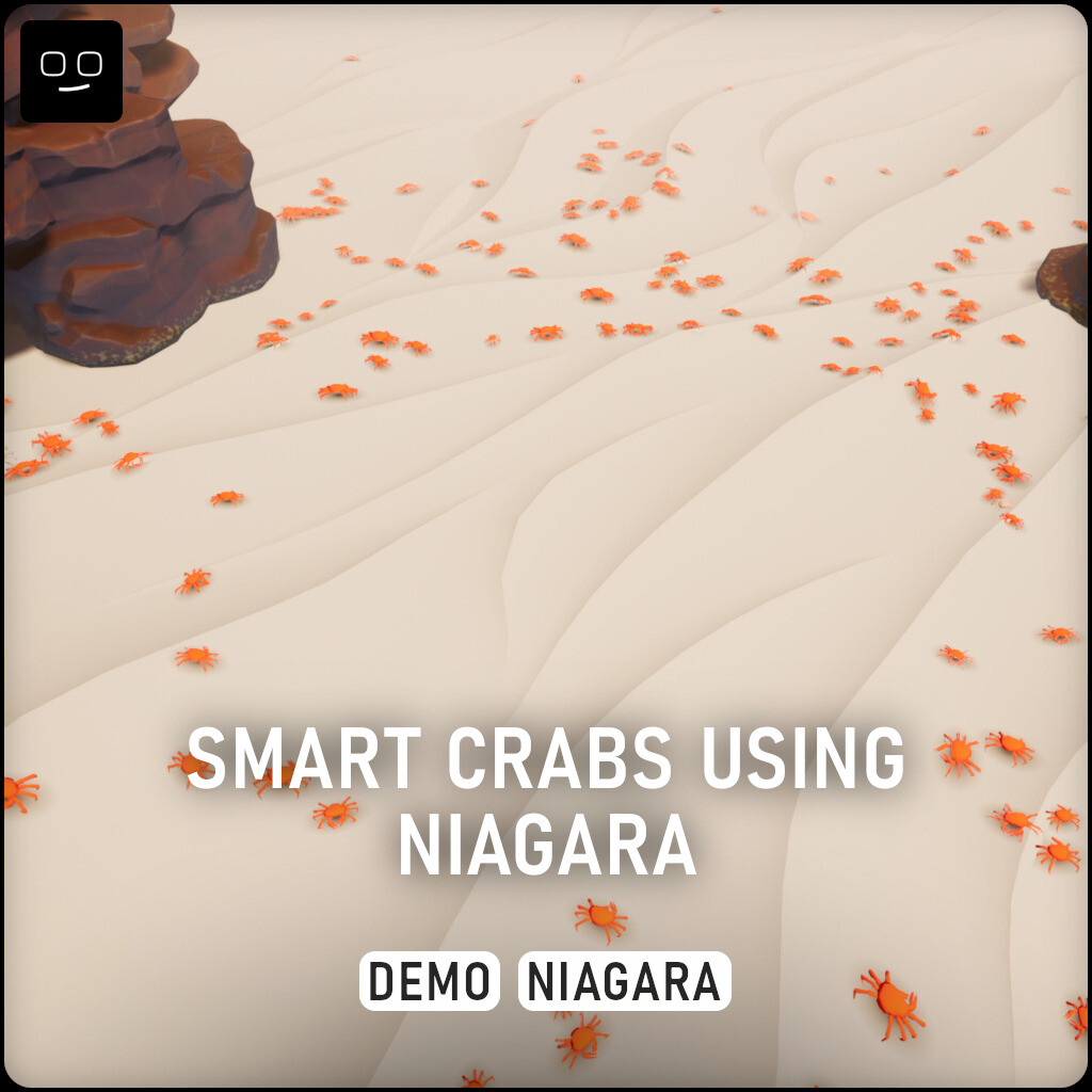 ArtStation - Unreal Engine Niagara Particle System - Smart Crabs