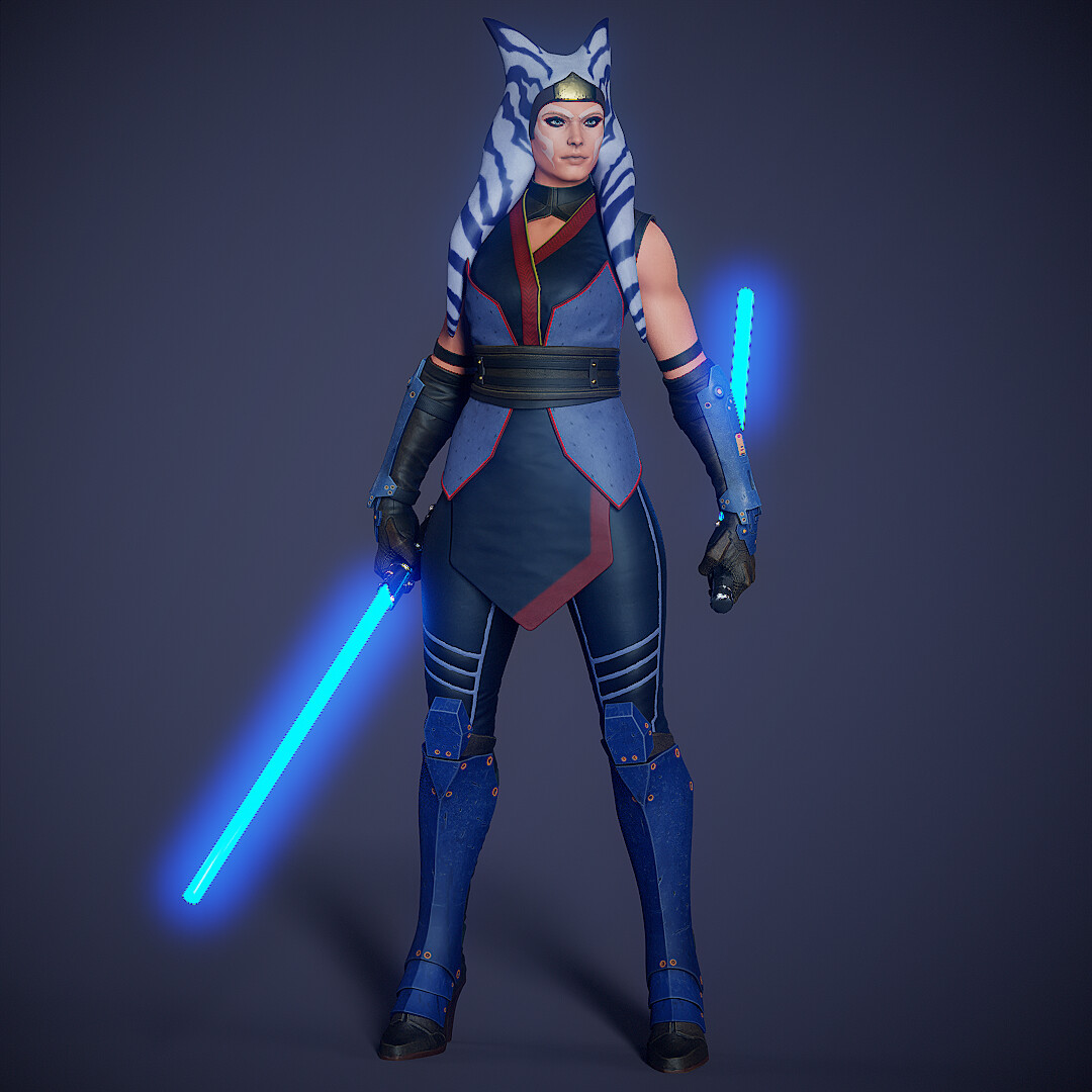 ArtStation - Togruta Jedi Ahsoka Tano style