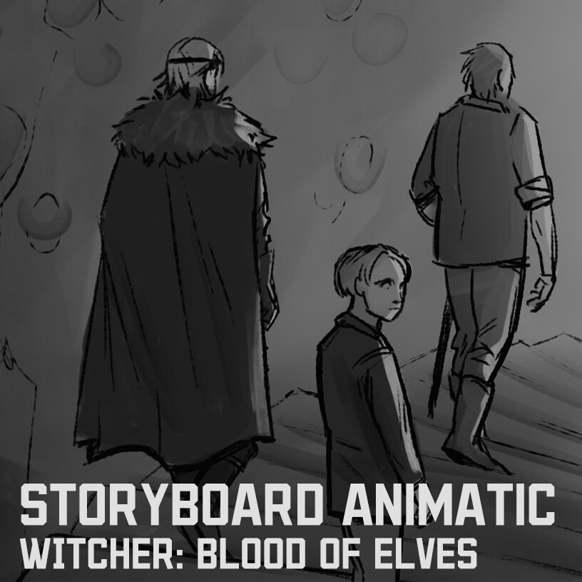 ArtStation - WITCHER: BLOOD OF ELVES | storyboard animatic